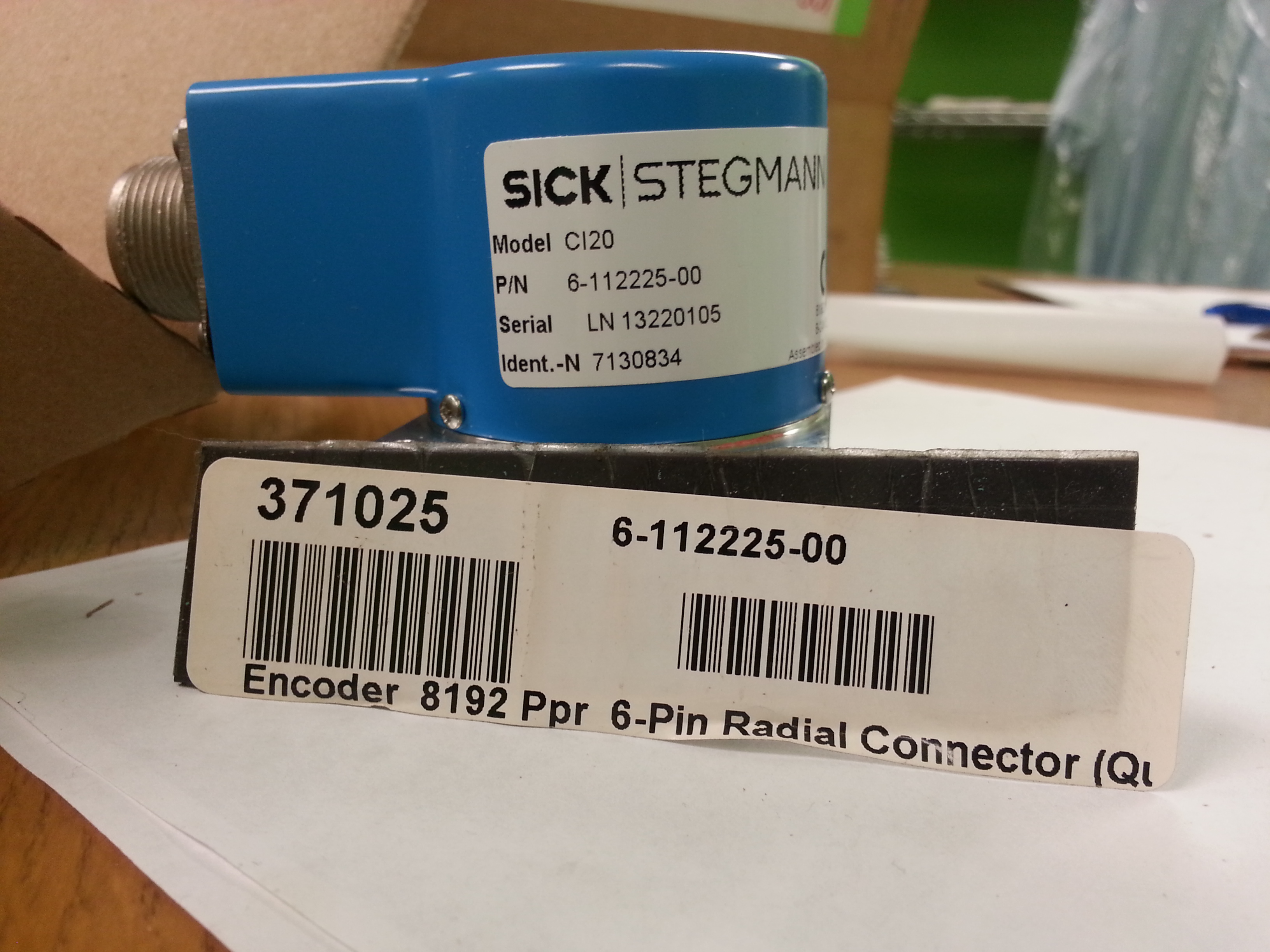 ENCODER 8192 PPR 6-PIN RADIAL CONNECTOR (QUOTE 13375) | Blumberg ...