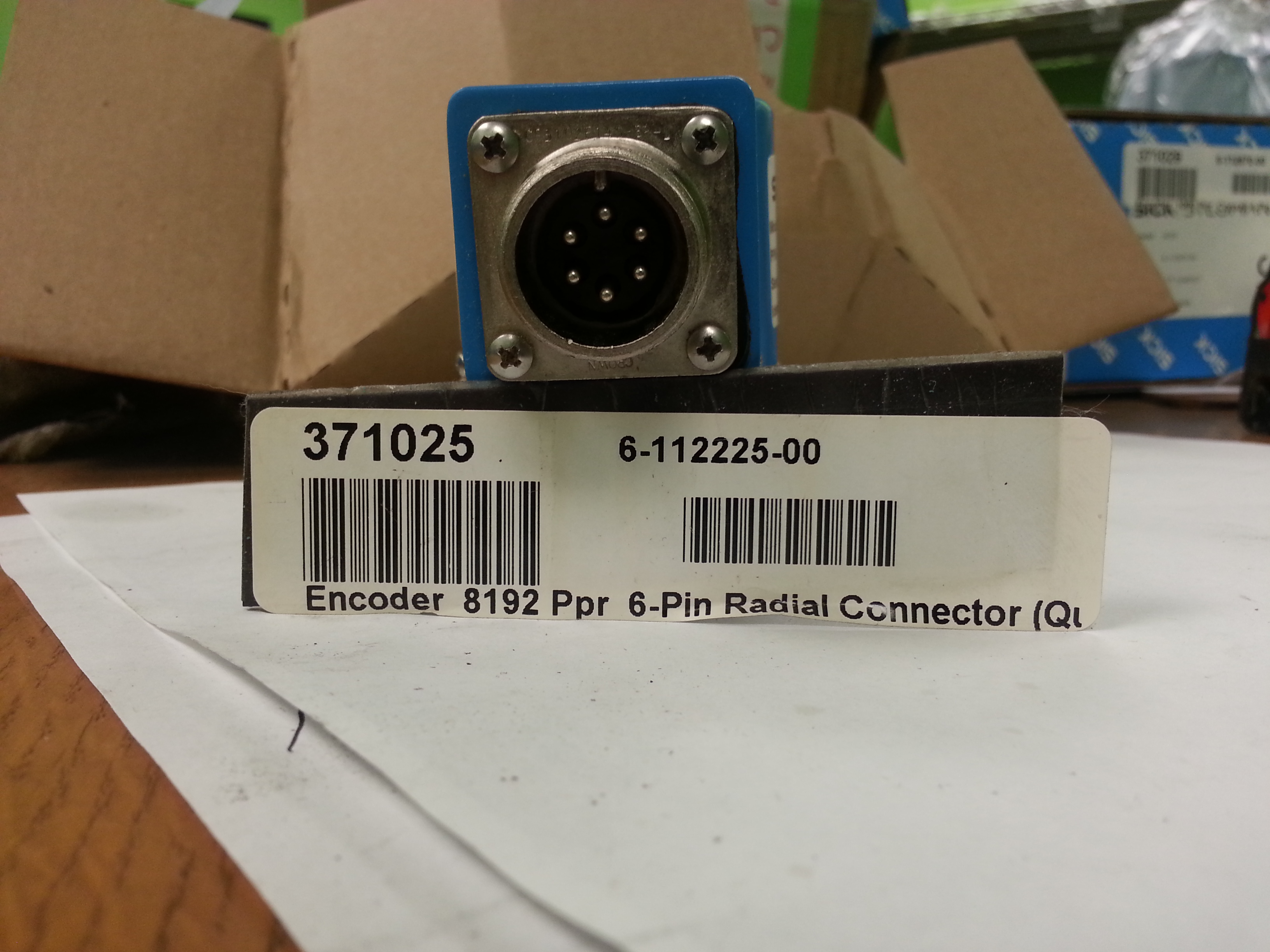 ENCODER 8192 PPR 6-PIN RADIAL CONNECTOR (QUOTE 13375) | Blumberg ...